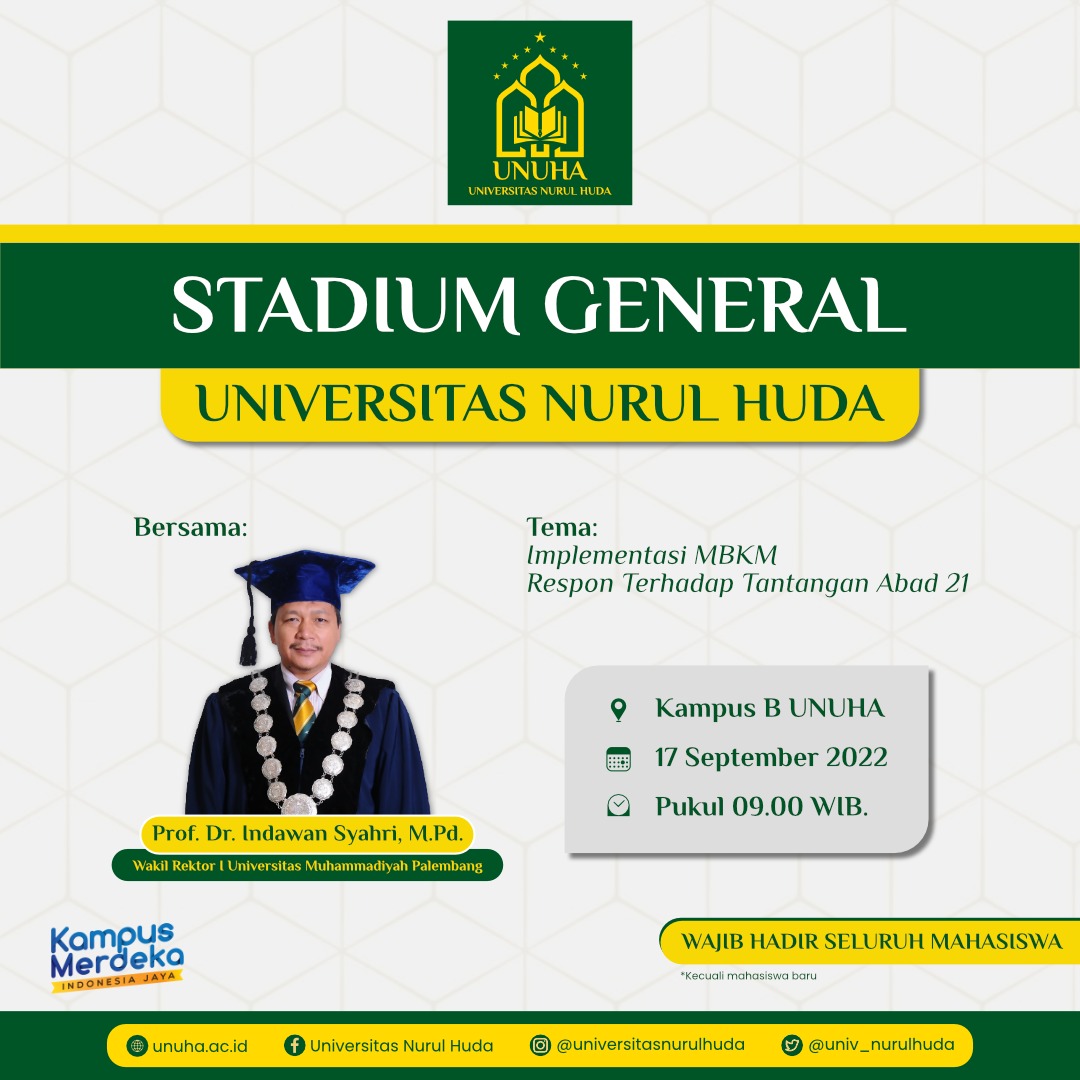 Prof. Indawan: Baru Jadi Universitas Sudah Megimplementasikan MBKM, Hebat! – Universitas Nurul Huda